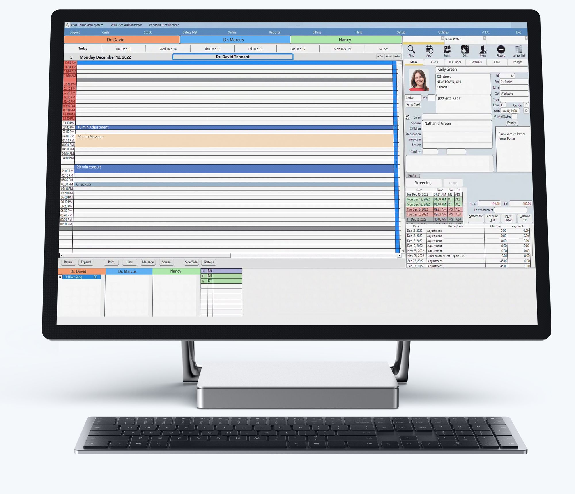 Chiropractic Online Booking Software, Chiropractic Scheduling Software ...