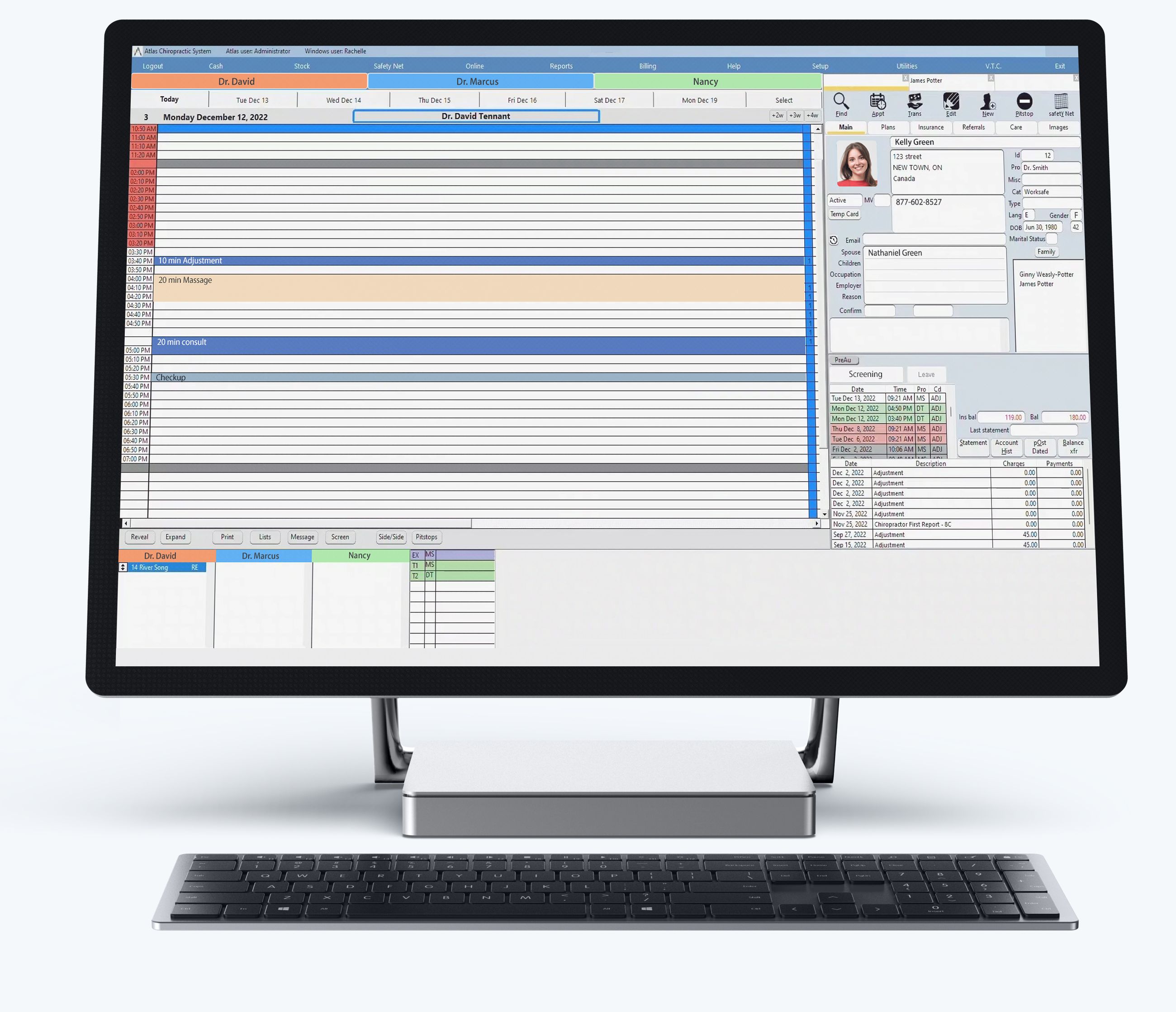 Chiropractic Online Booking Software, Chiropractic Scheduling Software ...